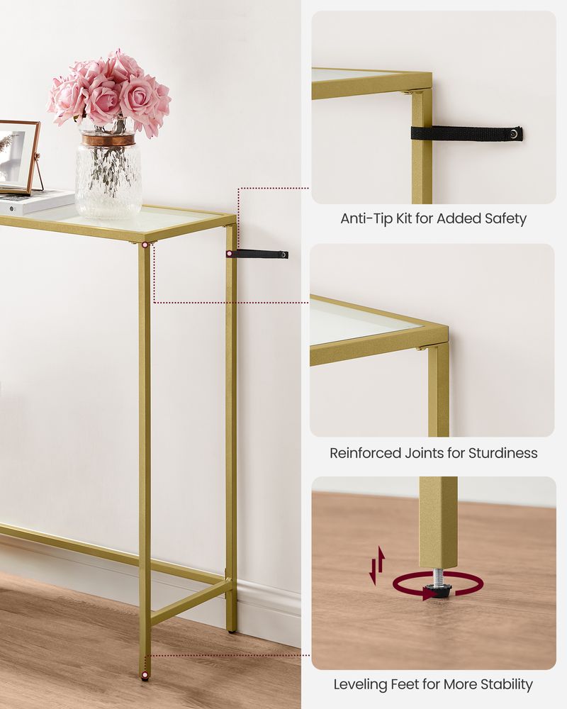 VASAGLE Console Table SONGMICS HOME