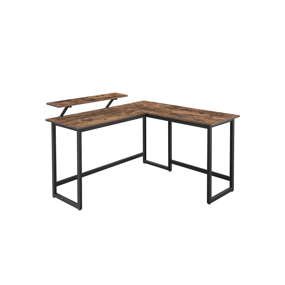 L Shaped Desk with Monitor Stand UK SONGMICS UK