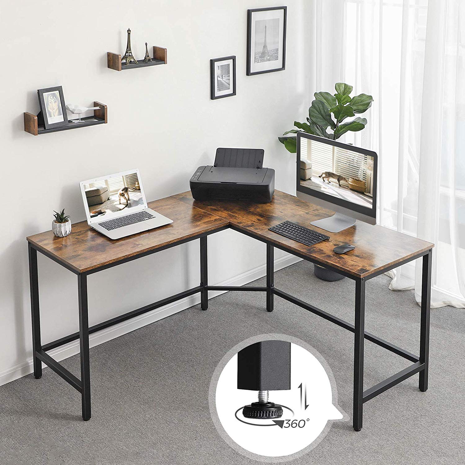 Corner Desk Computer Case